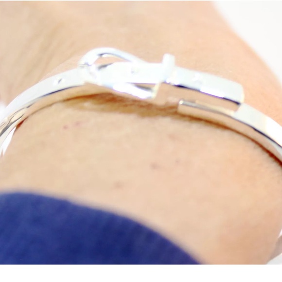 Jewelry | Classic Sterling Silver Belt Bangle Bracelet | Poshmark